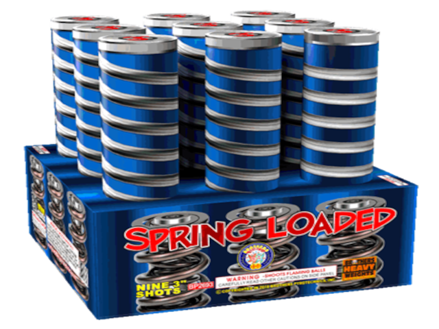 Spring Loaded 3" – Truckload Fireworks